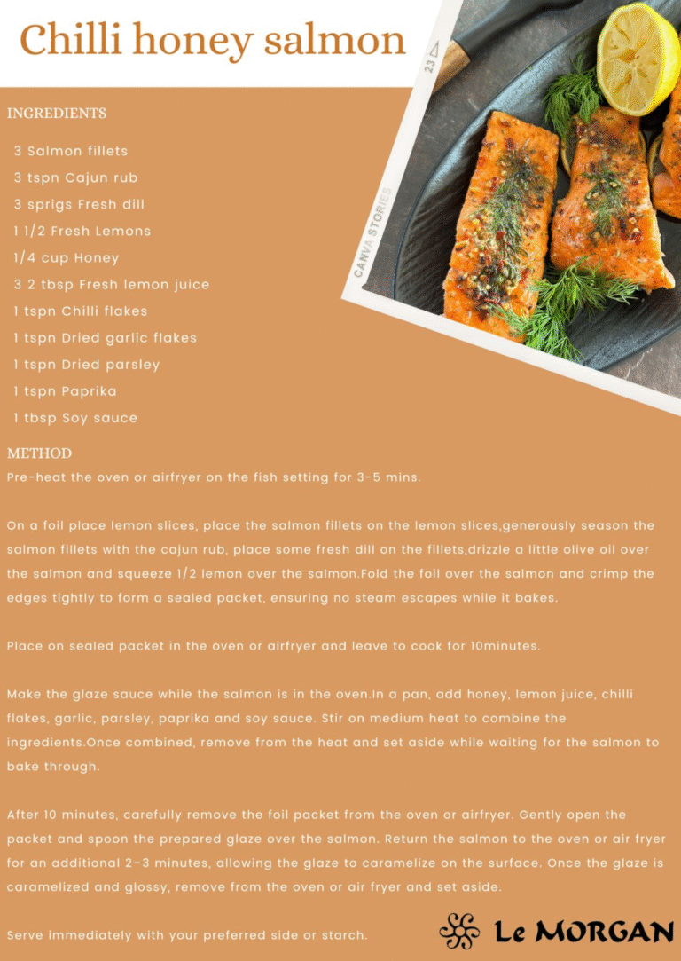 Recipes - Le Morgan