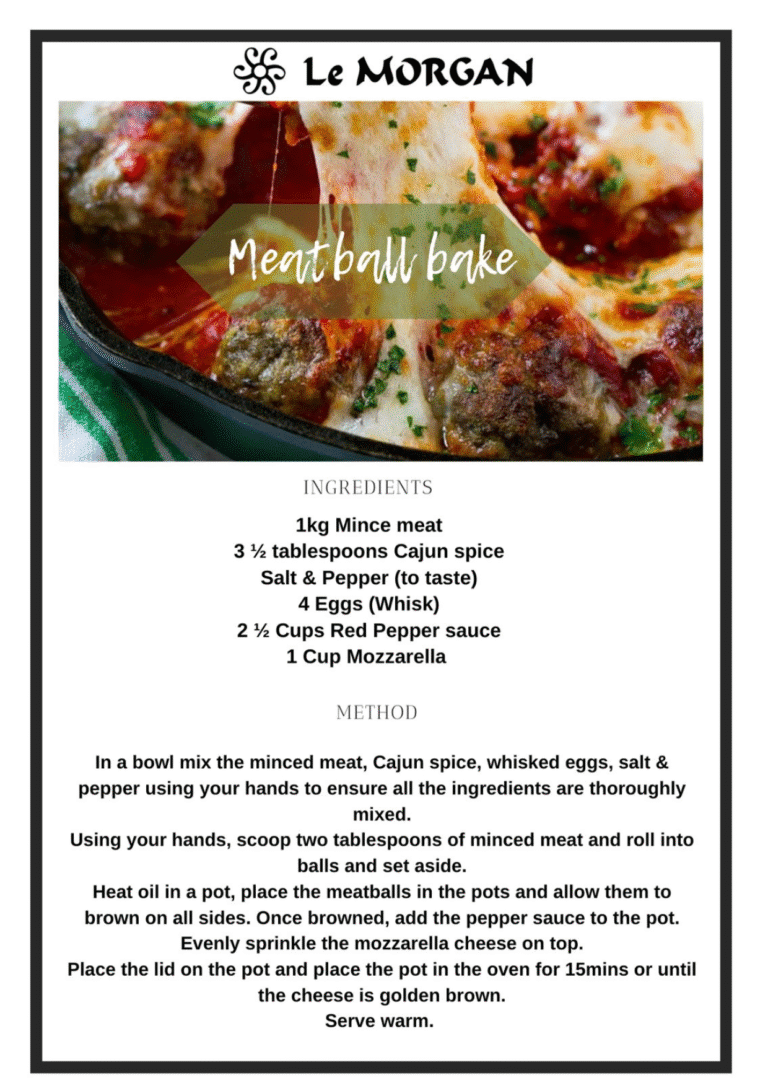 Recipes - Le Morgan