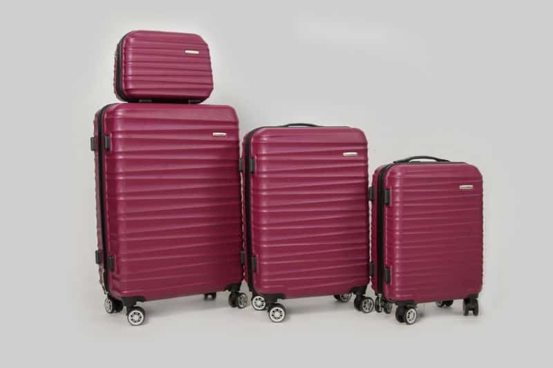 4pc Le Morgan Traveller Luggage Set (Available in Purple, Black, Red ...
